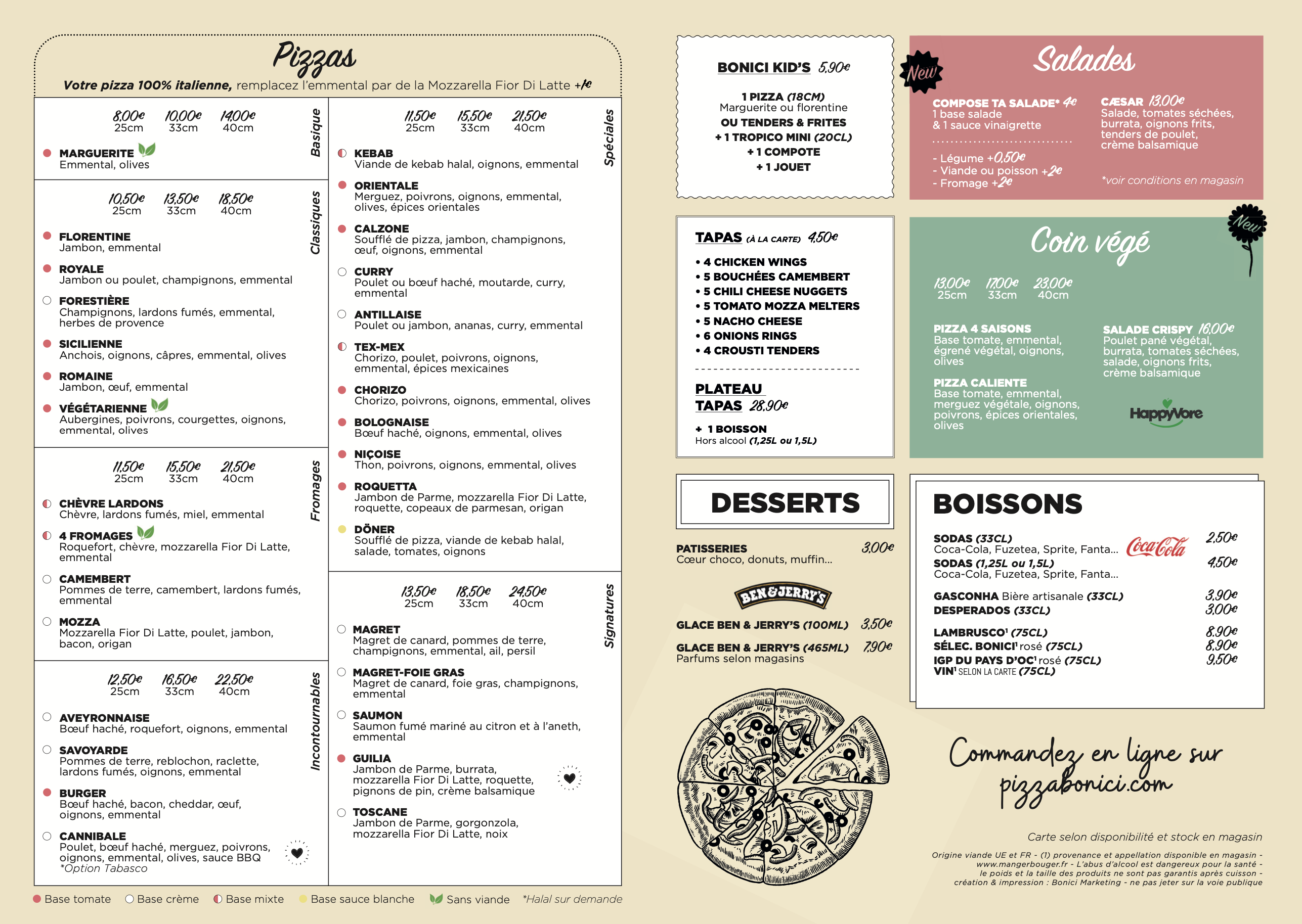 Pizza Bonici | Storelocator